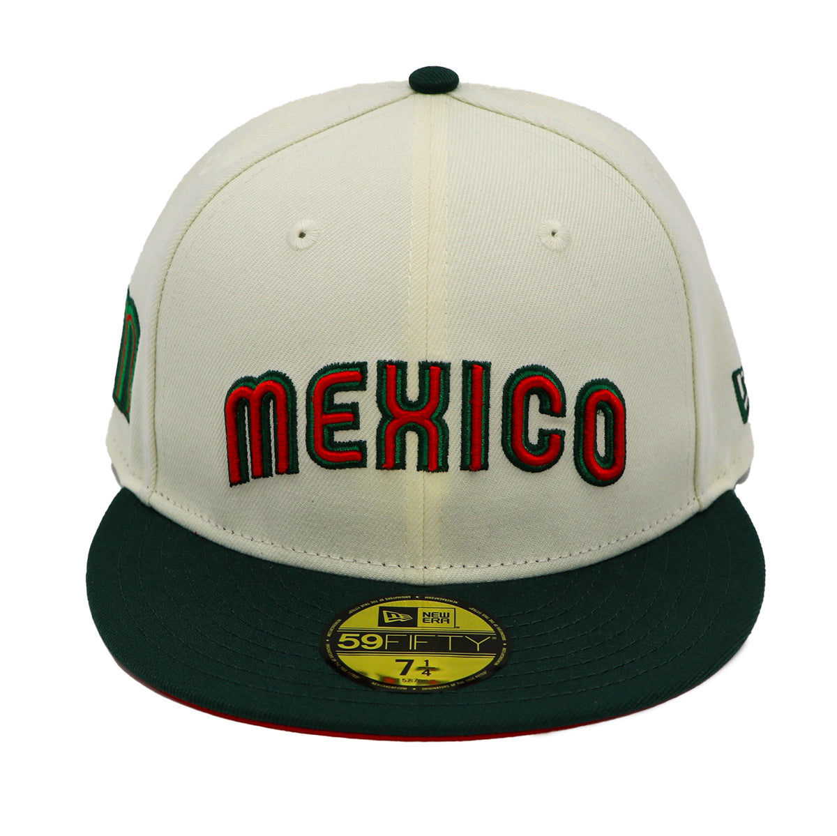 Mexico Script New Era 59Fifty WBC 2-Tone Green/Chrome Fitted Hat ...