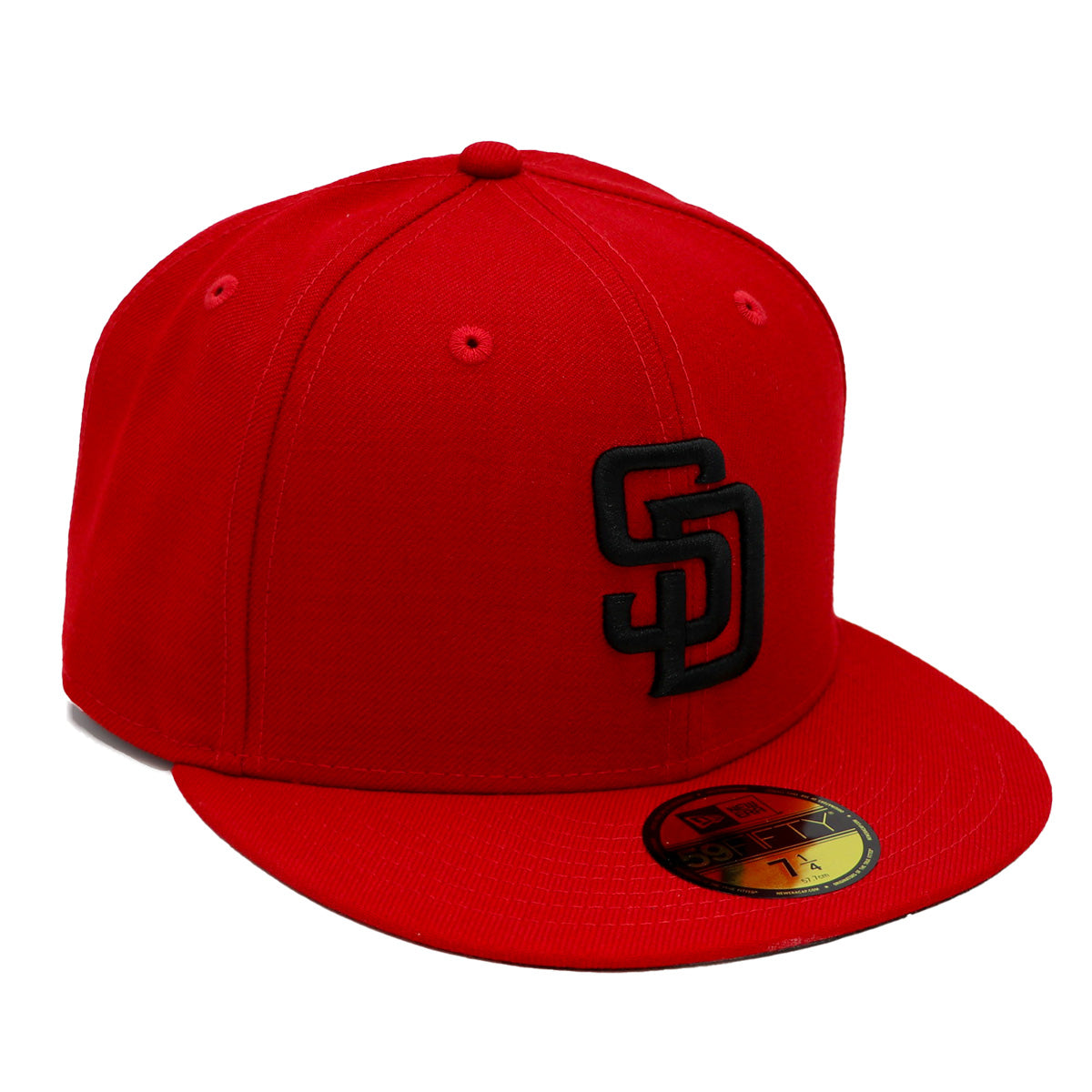 NewEra 59Fifty San Diego Padres Red Fitted Hat – Caliwearsd