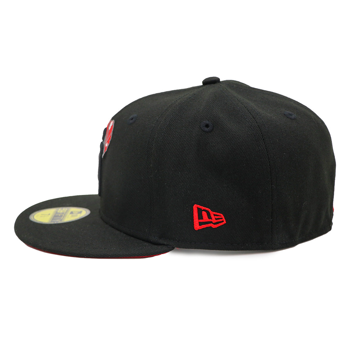 NewEra 59Fifty San Diego Padres Black and Red Cap 50 Anniversary Swing ...