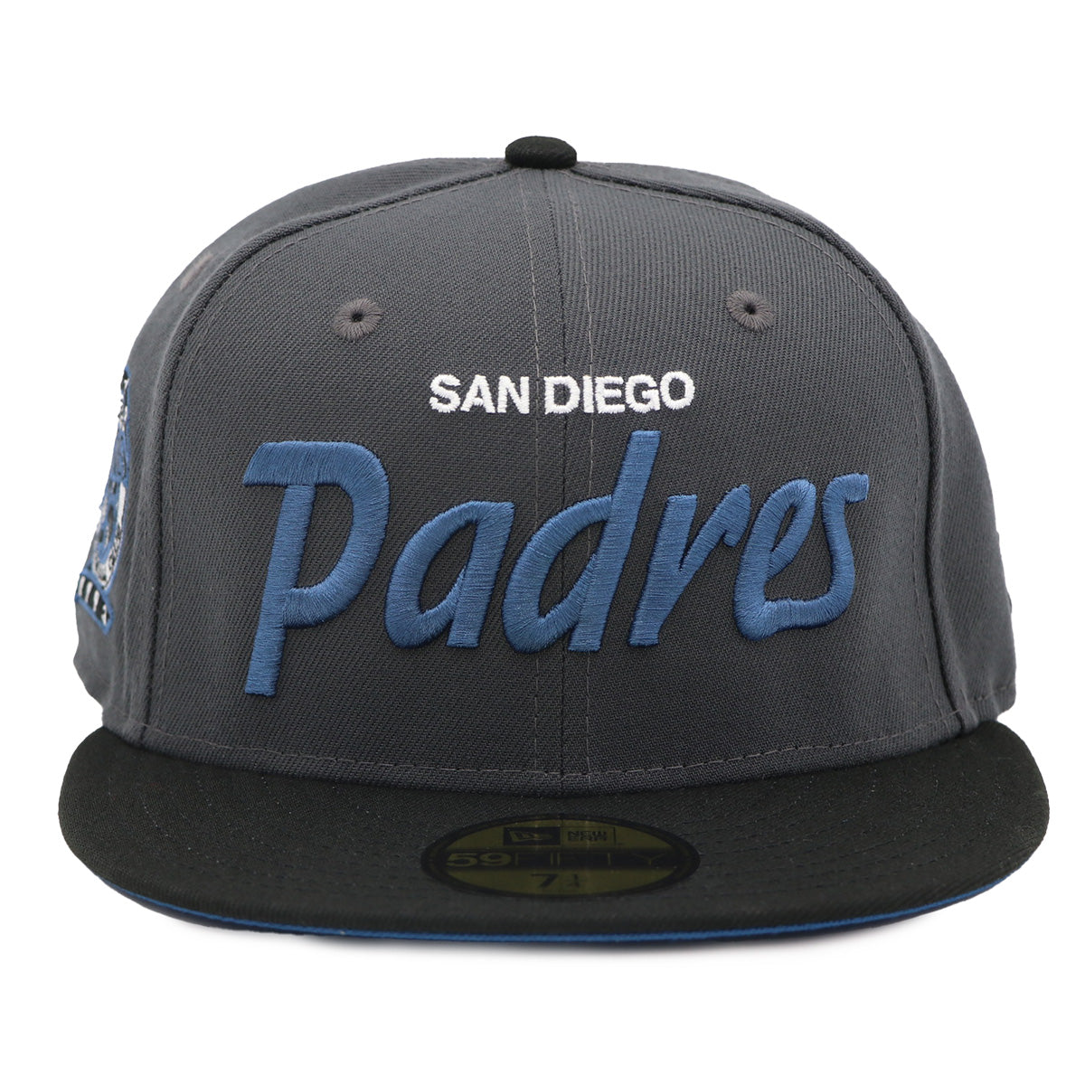 NewEra 59Fifty San Diego Padres Dark Grey Cap 1969-1993 Baseball Club ...